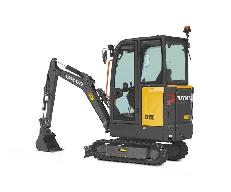 Volvo EC 15 E MIETE / RENTAL, 2025, Grossenaspe, Schleswig-Holstein, 德國 ...